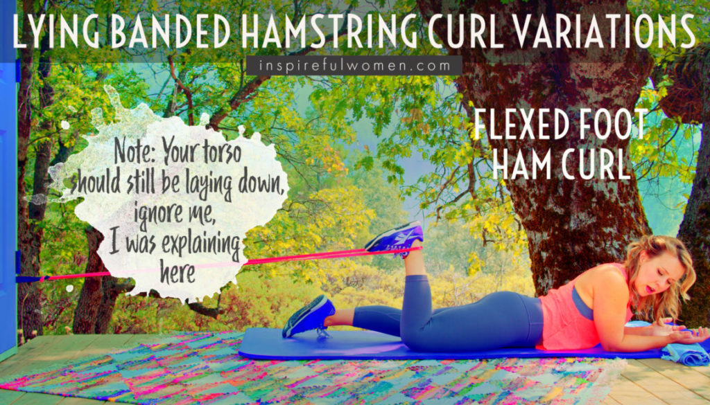Band Lying Hamstring Curl - Inspireful Women