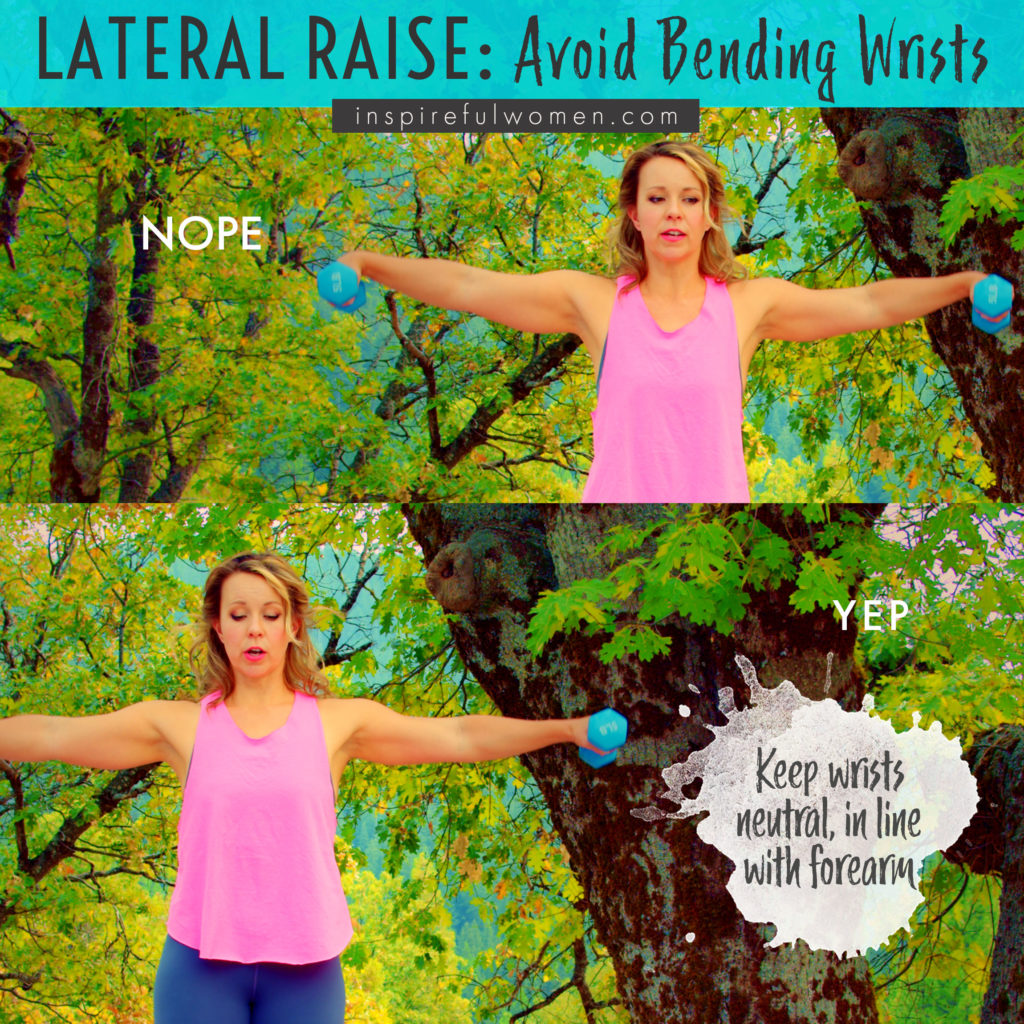 Side Lateral Delt Raises - Inspireful Women