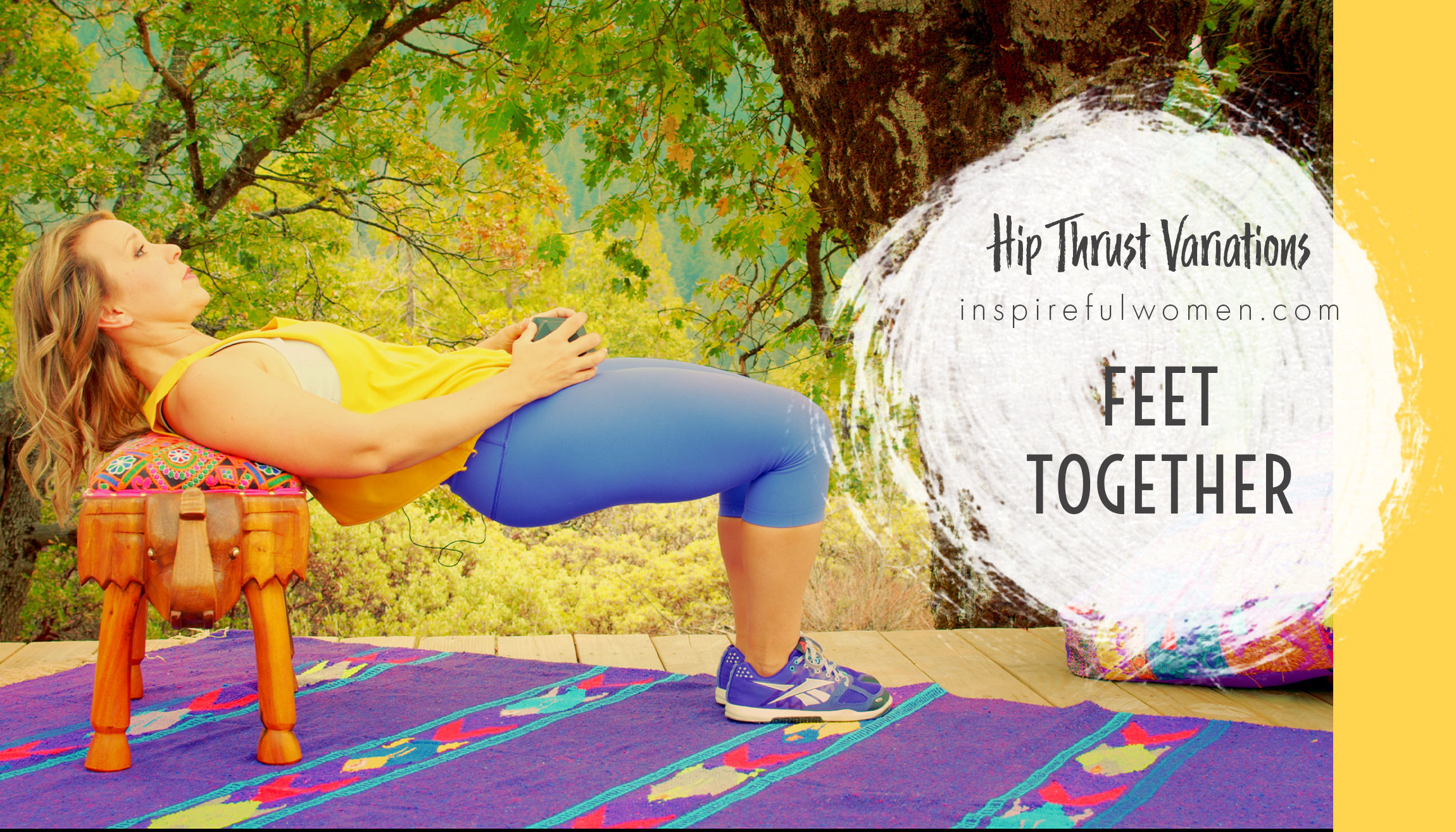 Dumbbell Bench Hip Thrust - Inspireful Women