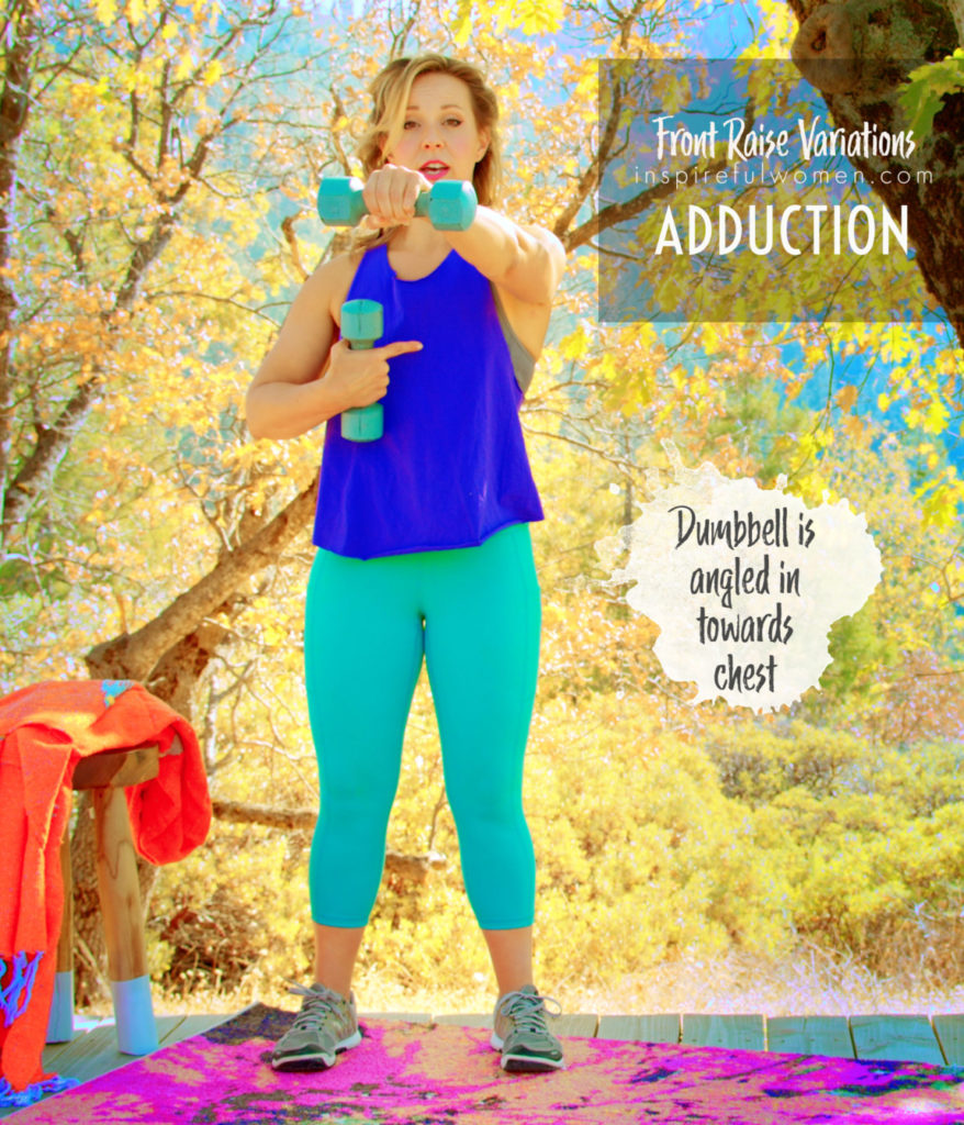 Dumbbell Front Delt Raise - Inspireful Women