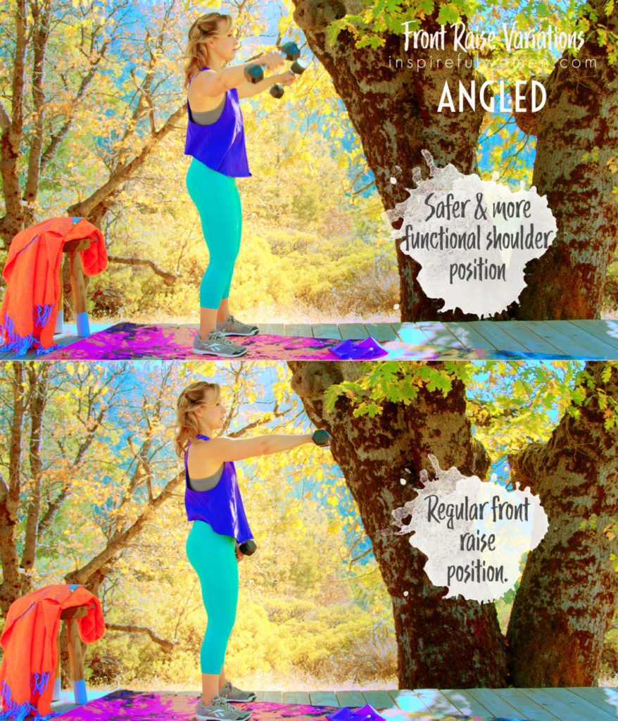 Dumbbell Front Delt Raise - Inspireful Women