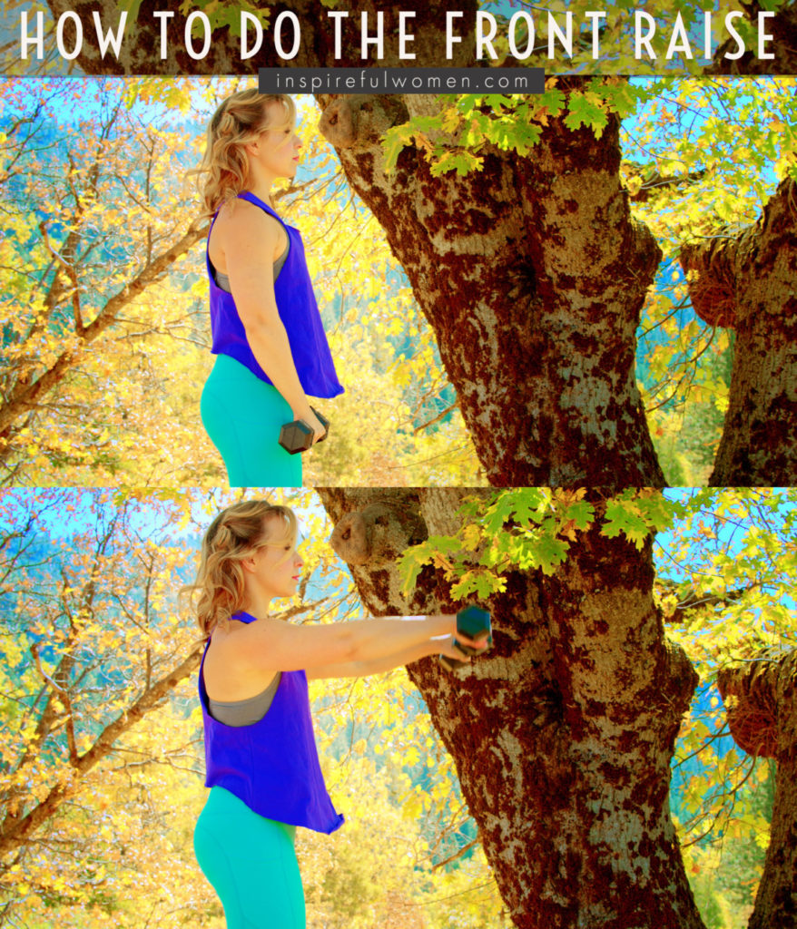 Dumbbell Front Delt Raise - Inspireful Women