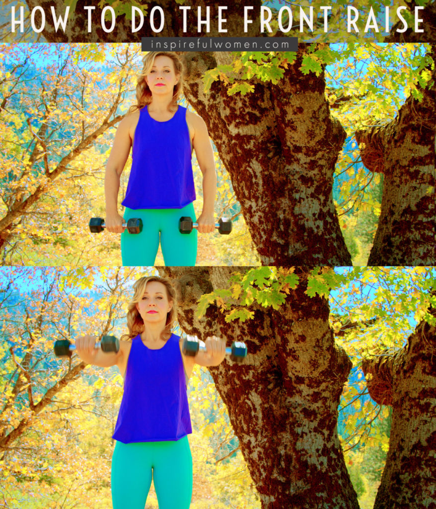 Dumbbell Front Delt Raise - Inspireful Women