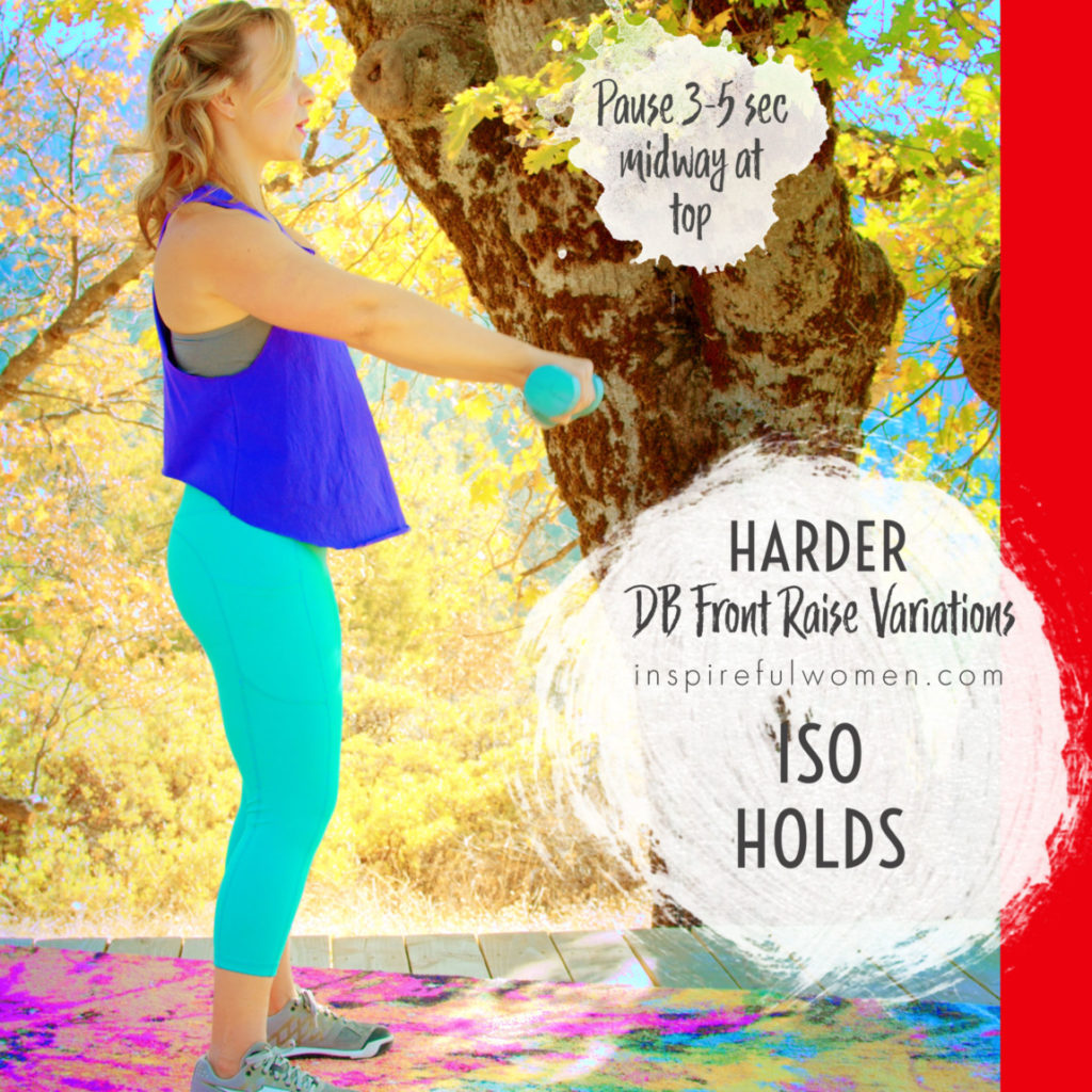 Dumbbell Front Delt Raise - Inspireful Women