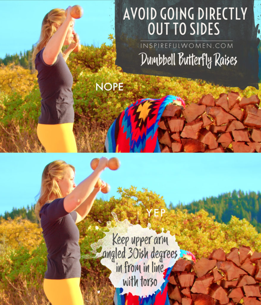 Dumbbell Butterfly Raises - Inspireful Women