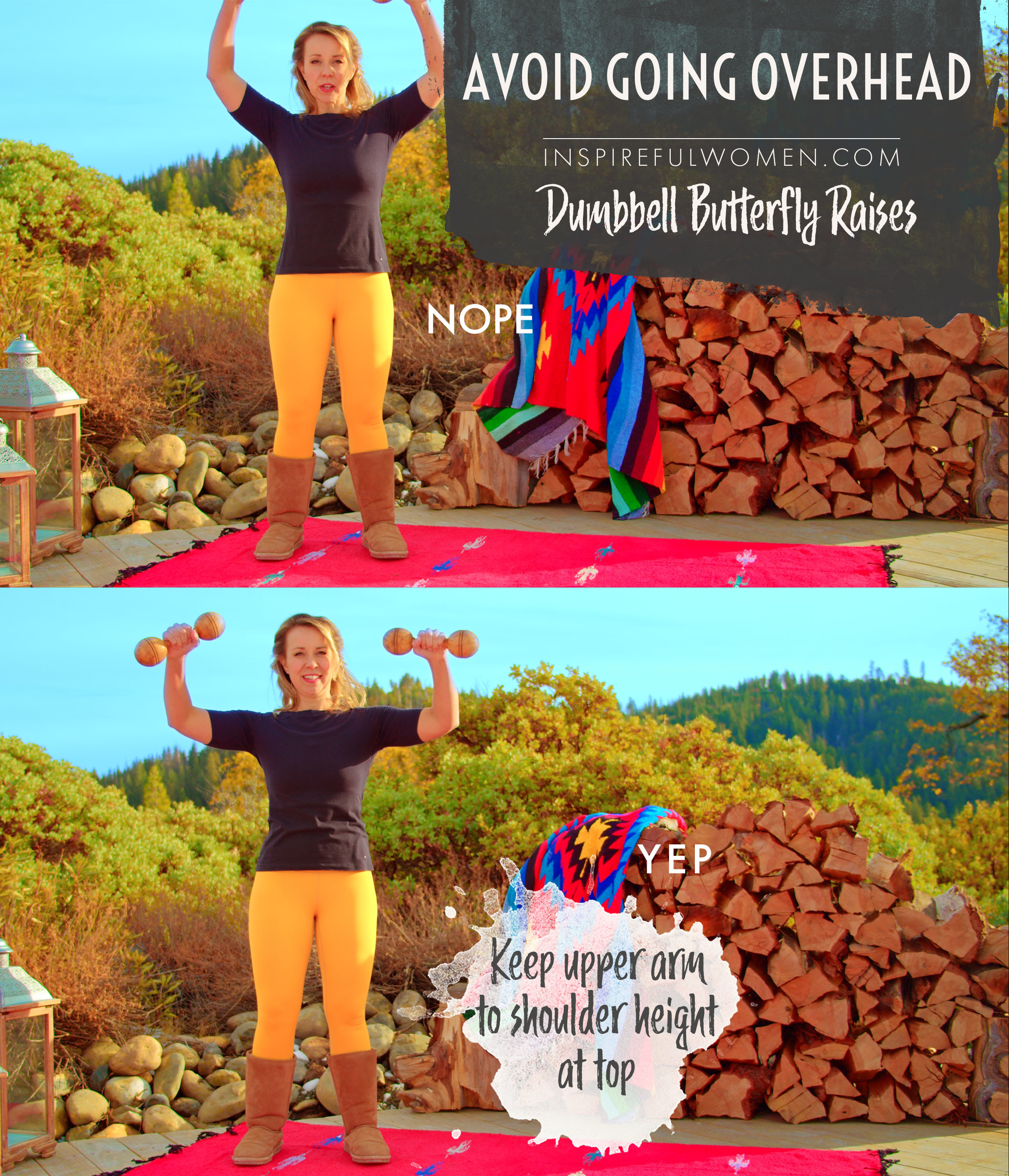 Dumbbell Butterfly Raises - Inspireful Women