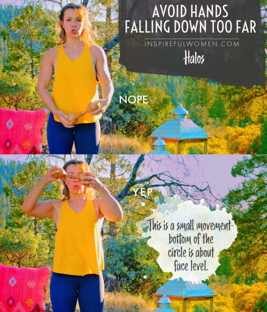 Dumbbell Halos Shoulder Exercise - Inspireful Women