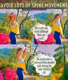Dumbbell Halos Shoulder Exercise - Inspireful Women