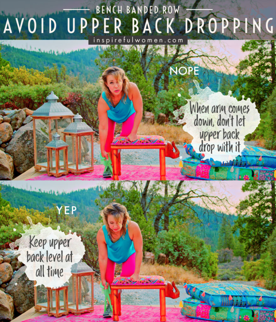 Band Bench Lat Bent Over Row - Inspireful Women