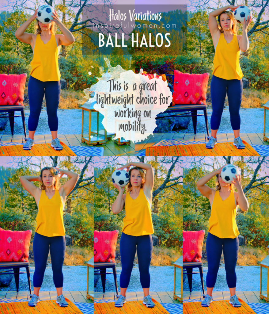 Dumbbell Halos Shoulder Exercise - Inspireful Women