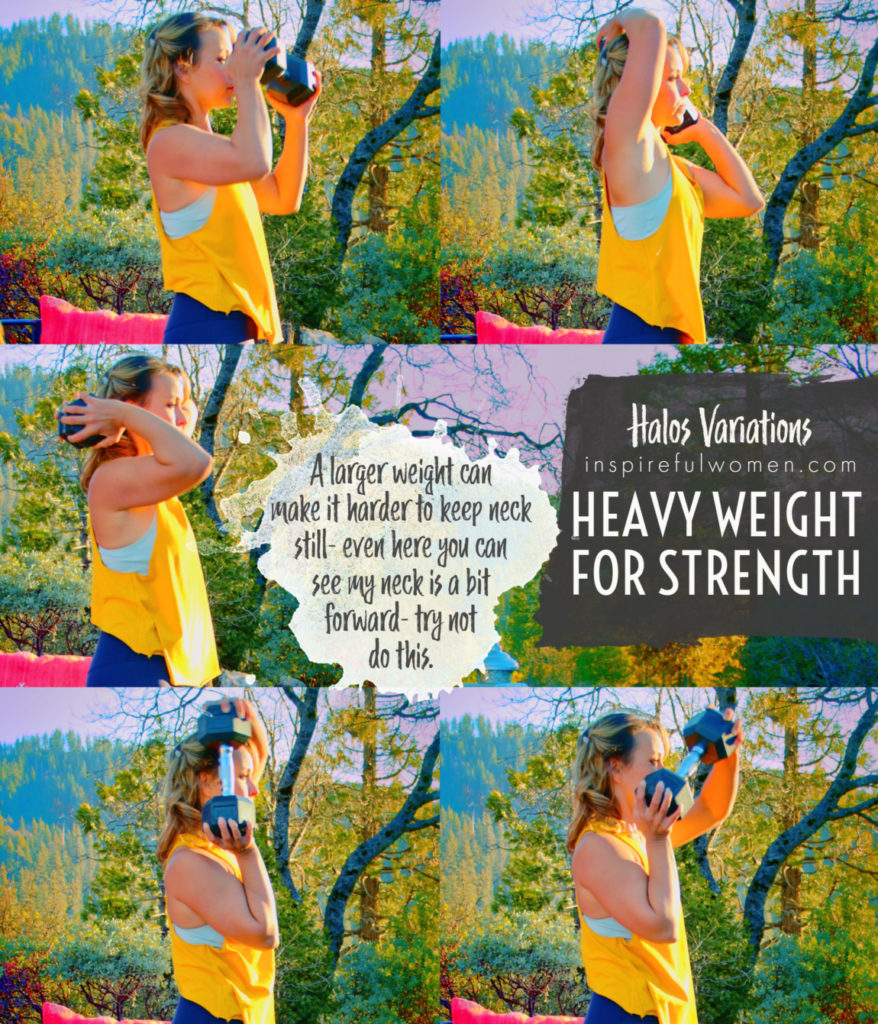 Dumbbell Halos Shoulder Exercise - Inspireful Women