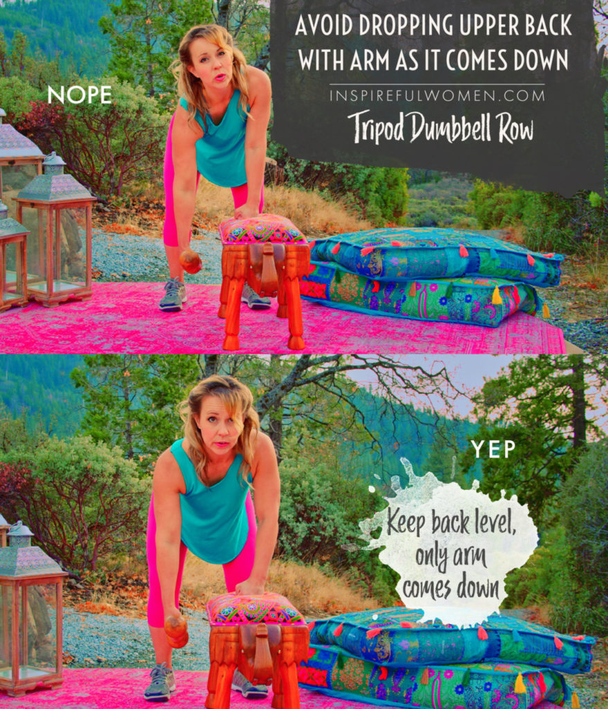 Bent Over Dumbbell Row - Inspireful Women