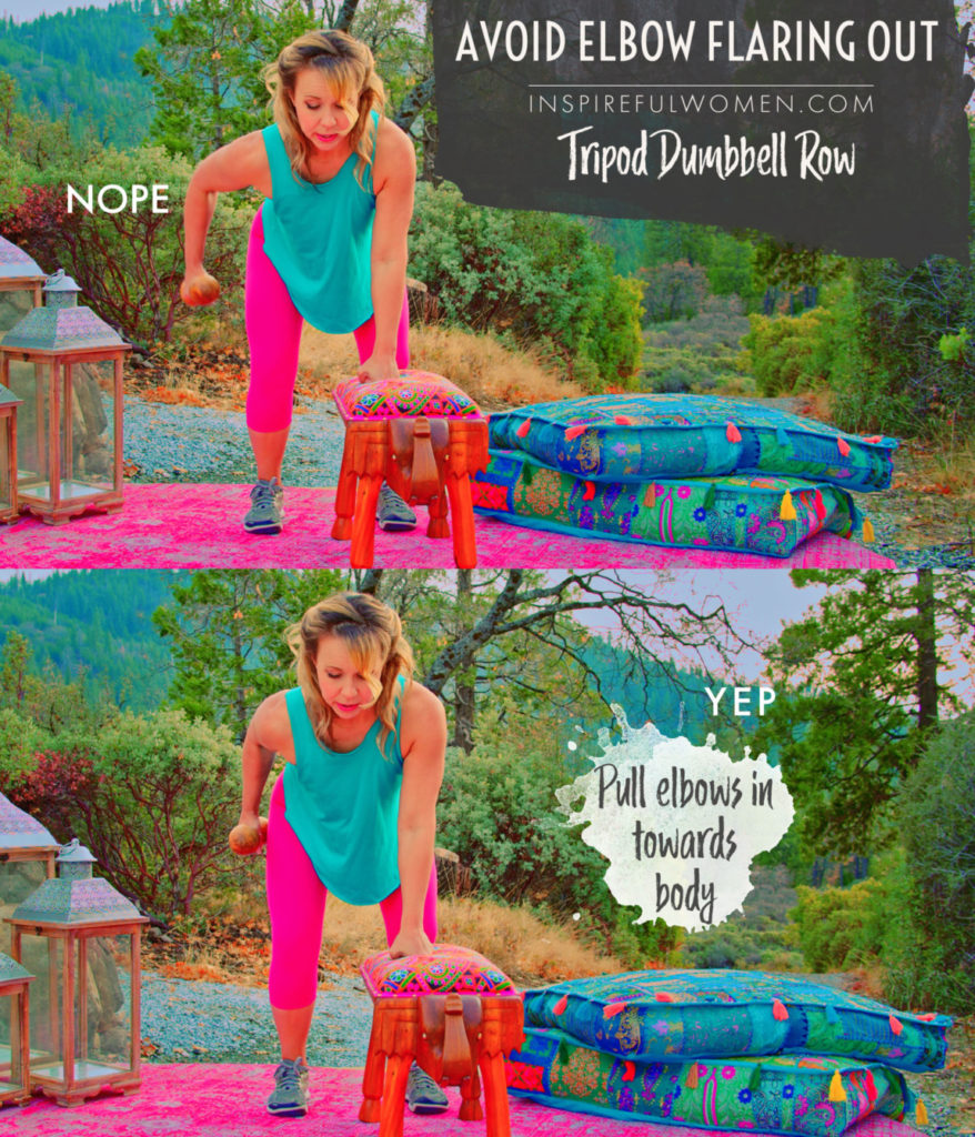 Bent Over Dumbbell Row - Inspireful Women