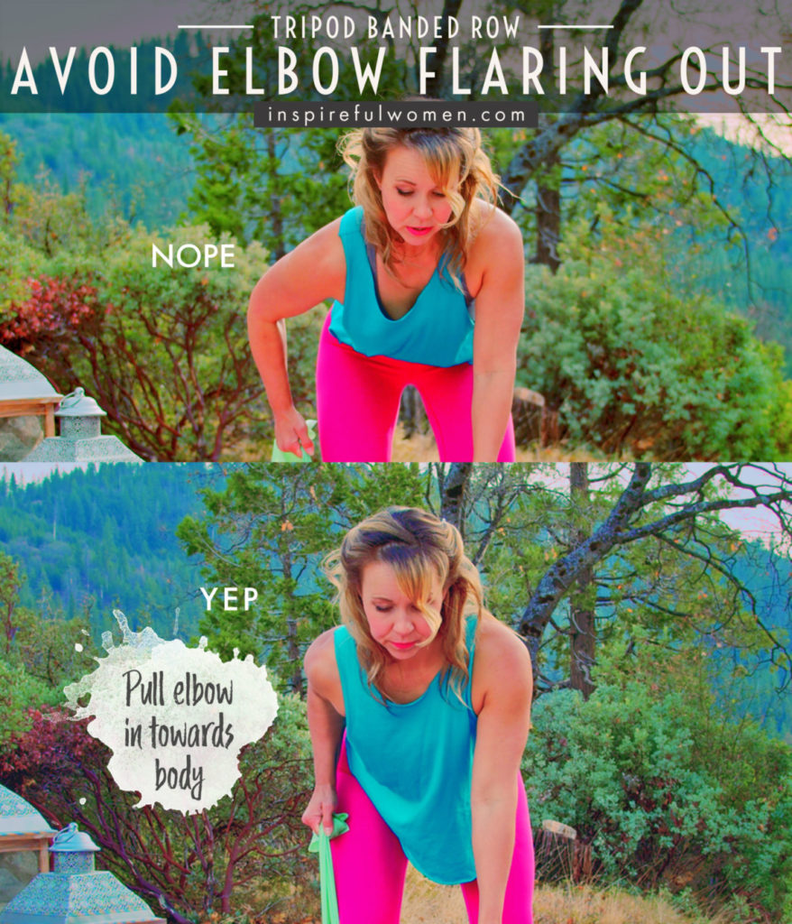 Tripod Resistance Band Row - Inspireful Women