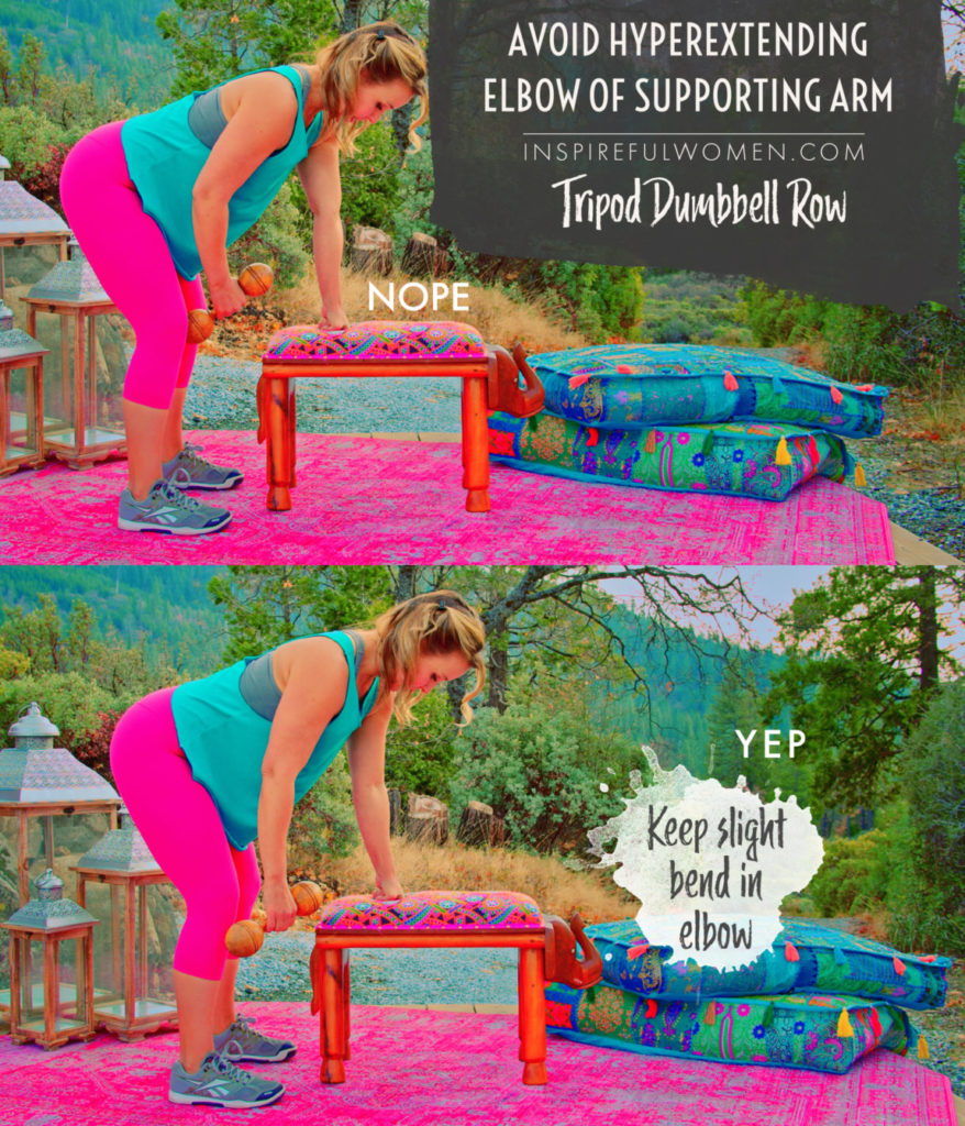 Bent Over Dumbbell Row - Inspireful Women