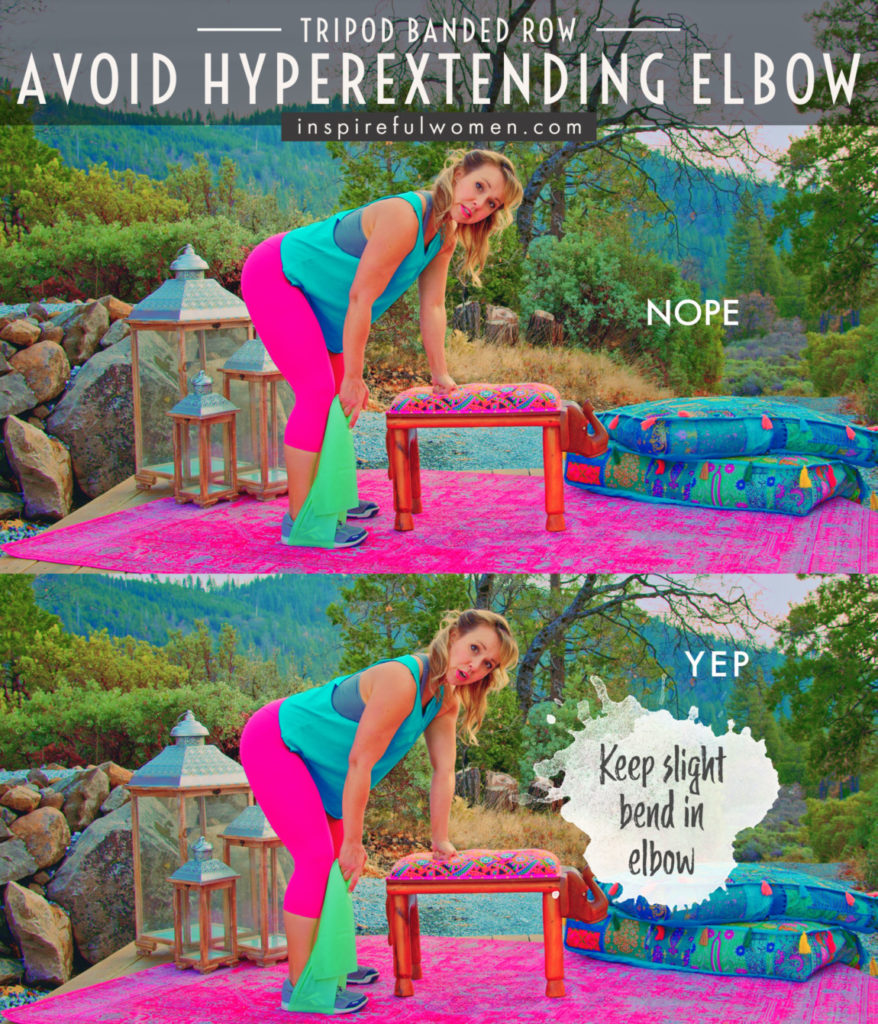 Tripod Resistance Band Row - Inspireful Women