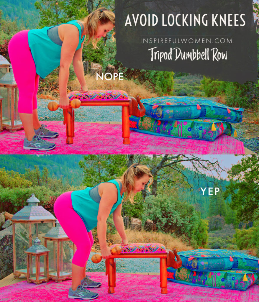 Bent Over Dumbbell Row - Inspireful Women