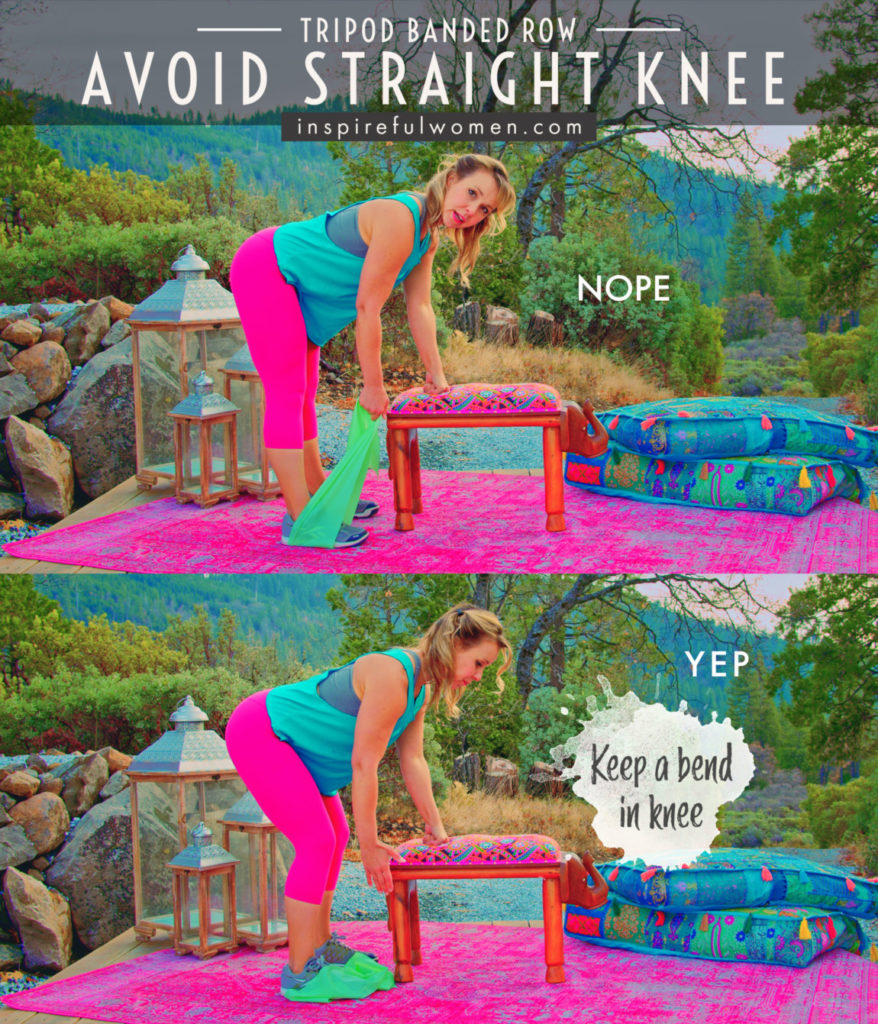 Tripod Resistance Band Row - Inspireful Women