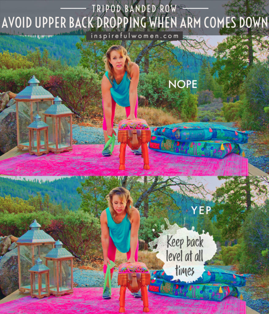 Tripod Resistance Band Row - Inspireful Women