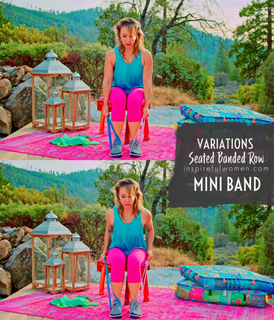 Seated Bent Over Band Row - Inspireful Women