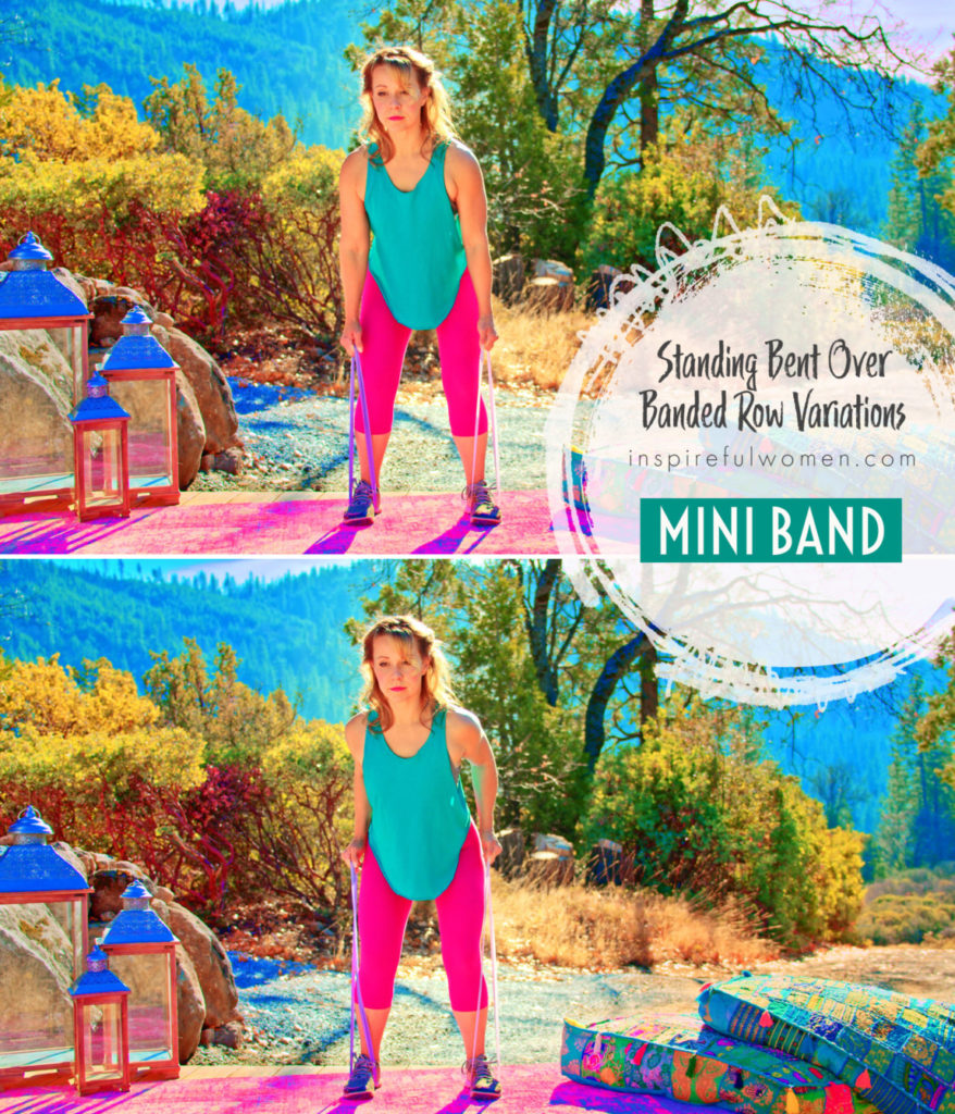 Standing Bent Over Band Row - Inspireful Women