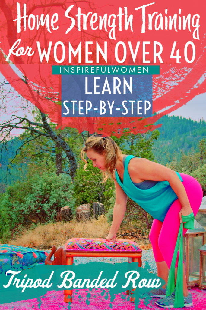 Tripod Resistance Band Row - Inspireful Women