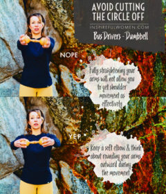 Dumbbell Bus Drivers Exercise - Inspireful Women