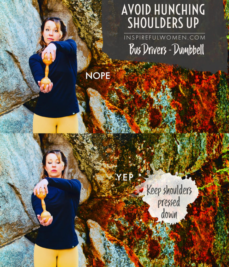 Dumbbell Bus Drivers Exercise - Inspireful Women