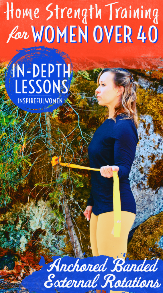 Single Arm Band Shoulder External Rotation - Inspireful Women