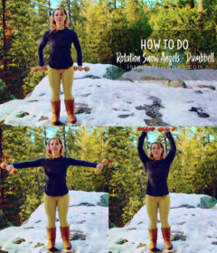 Rotation Snow Angels – Dumbbell - Inspireful Women