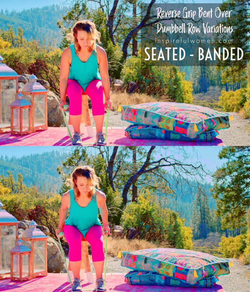 Reverse Grip Bent Over Dumbbell Row - Inspireful Women