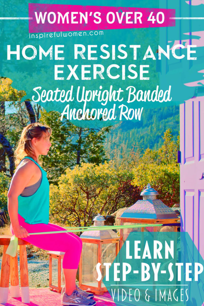 Seated Upright Band Anchored Row - Inspireful Women
