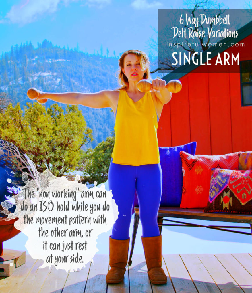 6 Way Dumbbell Delt Raise - Inspireful Women