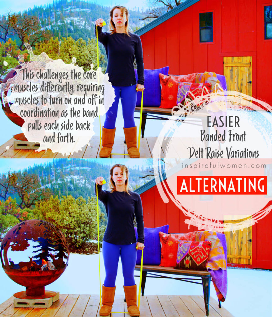 Band Front Delt Raise - Inspireful Women