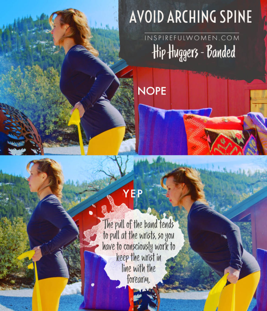 Band Rear Delt Hip Hugger - Inspireful Women