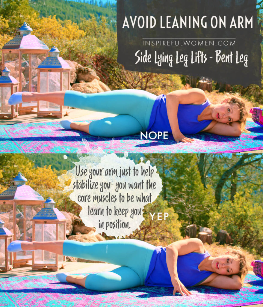 Side Lying Leg Lifts – Bent Leg - Inspireful Women