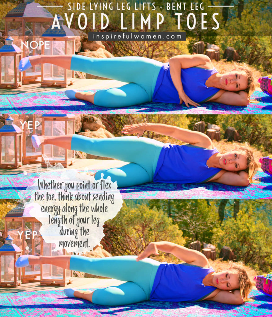 Side Lying Leg Lifts – Bent Leg - Inspireful Women