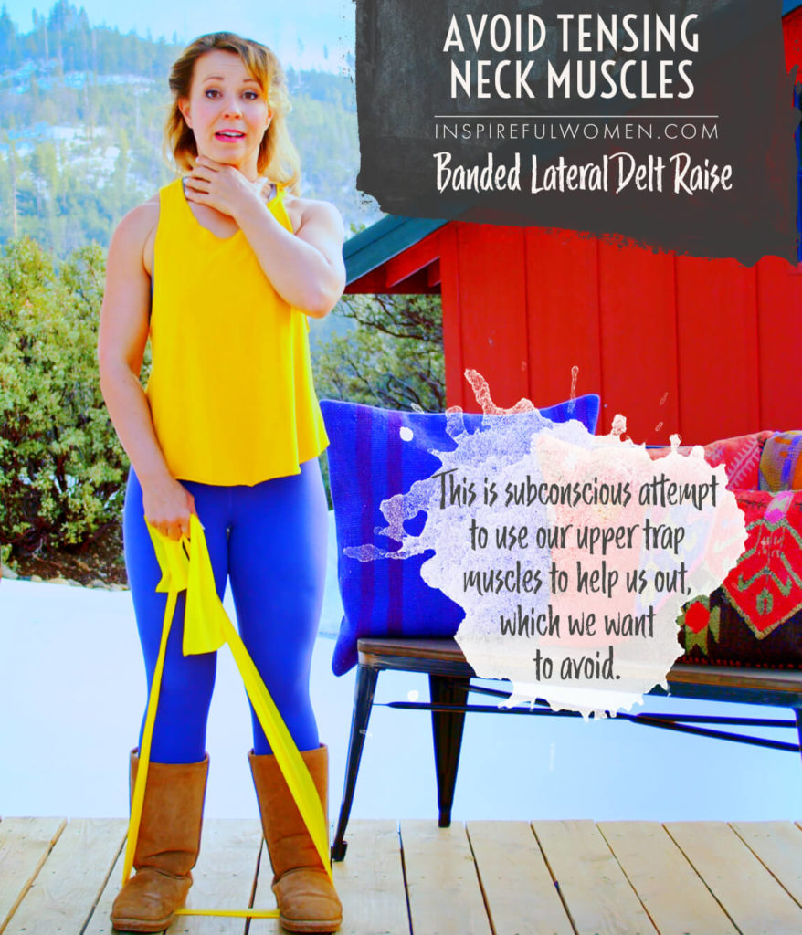 Resistance Band Lateral Raise - Inspireful Women