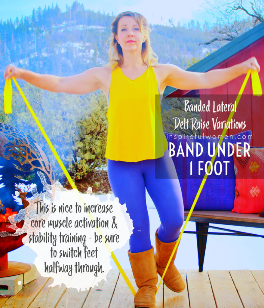 Resistance Band Lateral Raise - Inspireful Women
