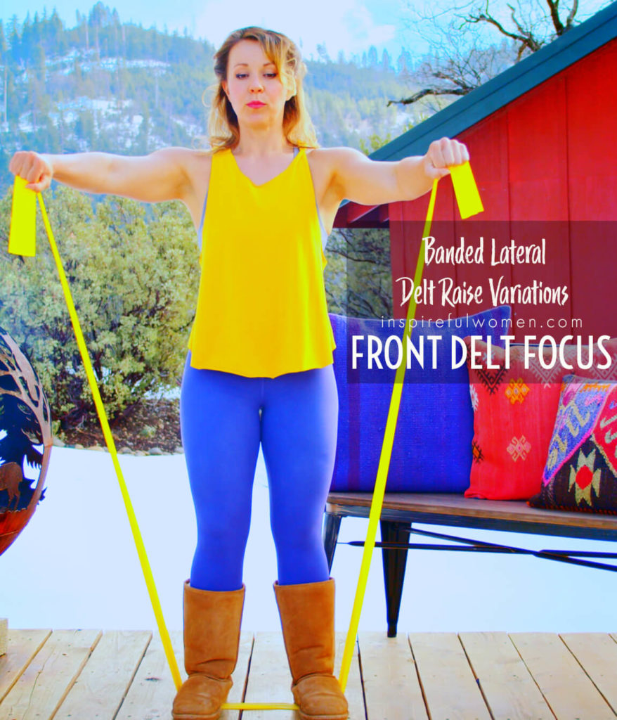 Resistance Band Lateral Raise - Inspireful Women