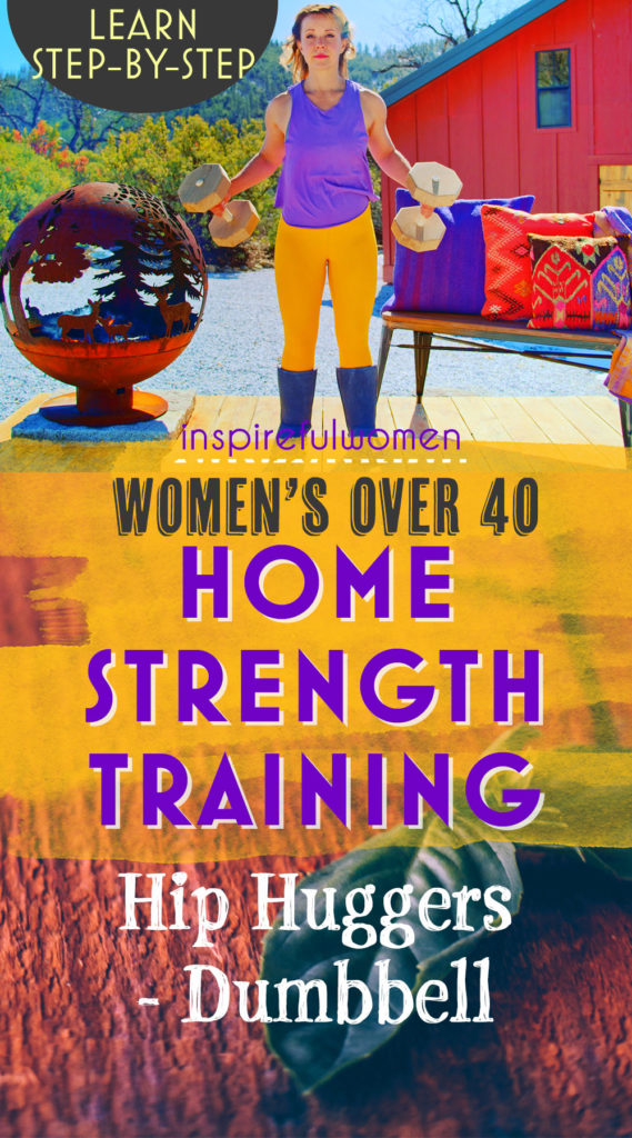 Dumbbell Rear Delt Hip Hugger - Inspireful Women