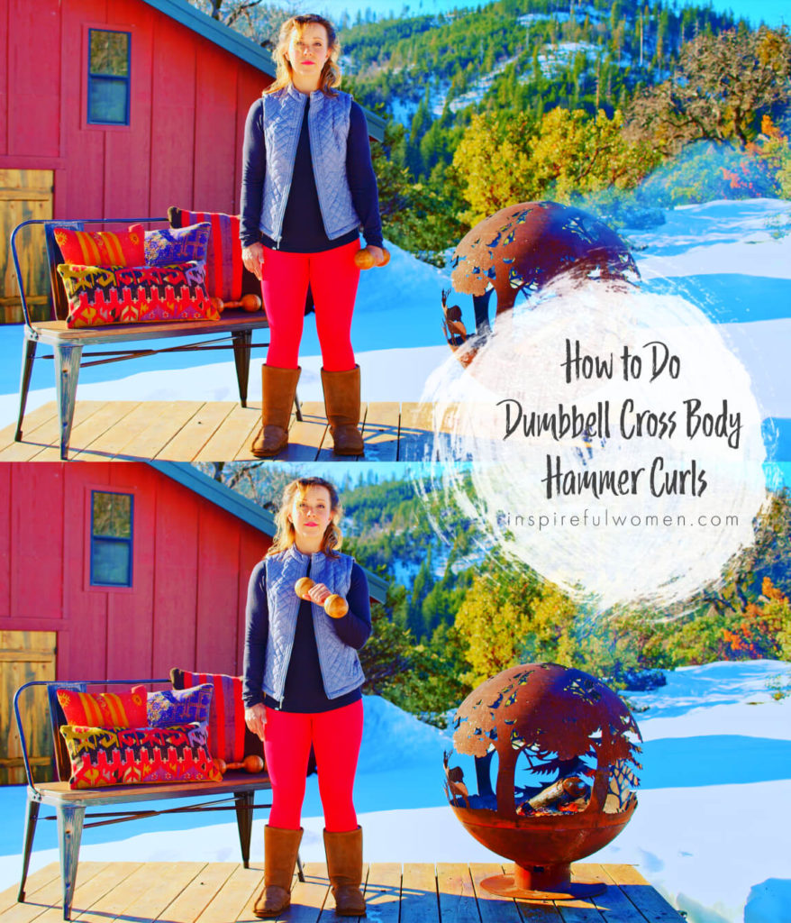 Dumbbell Cross Body Hammer Curl - Inspireful Women