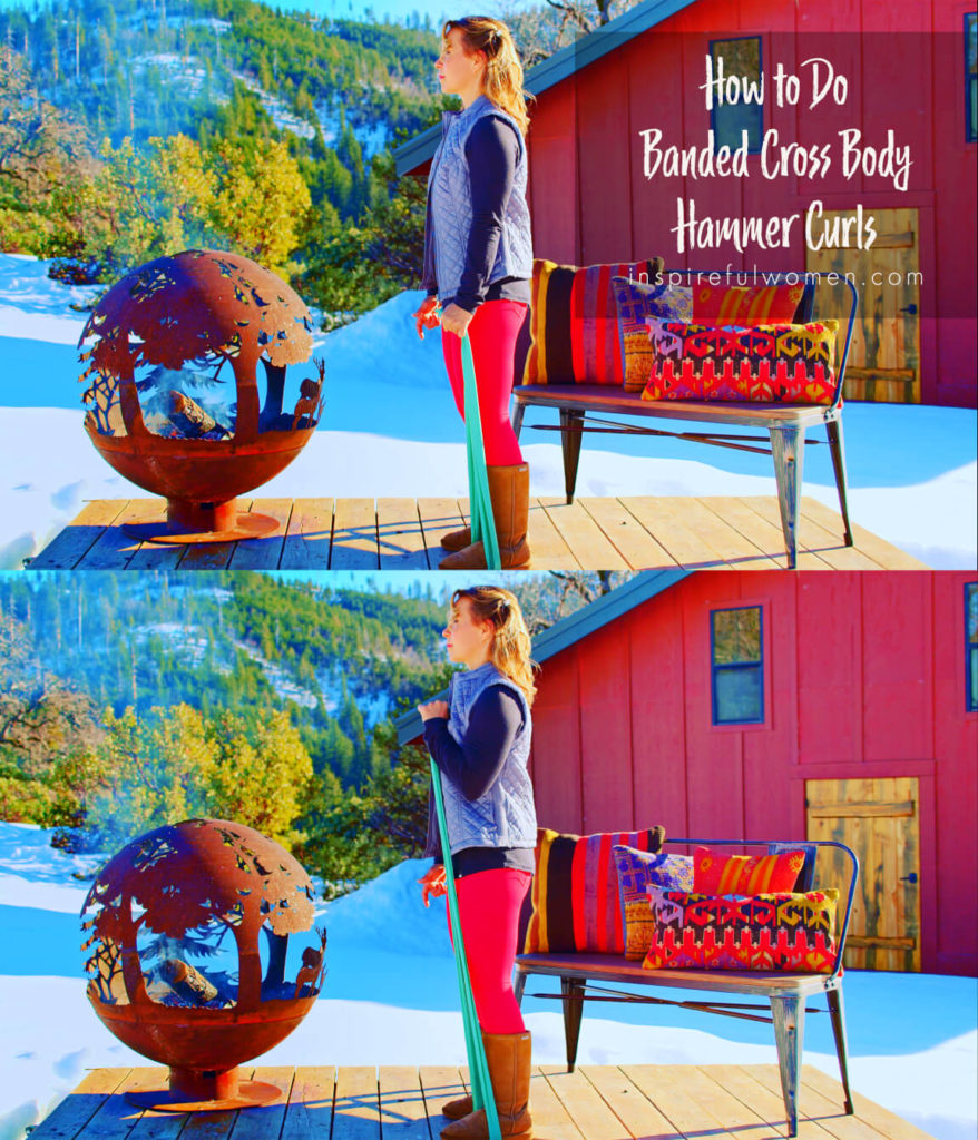Band Cross Body Hammer Curl - Inspireful Women