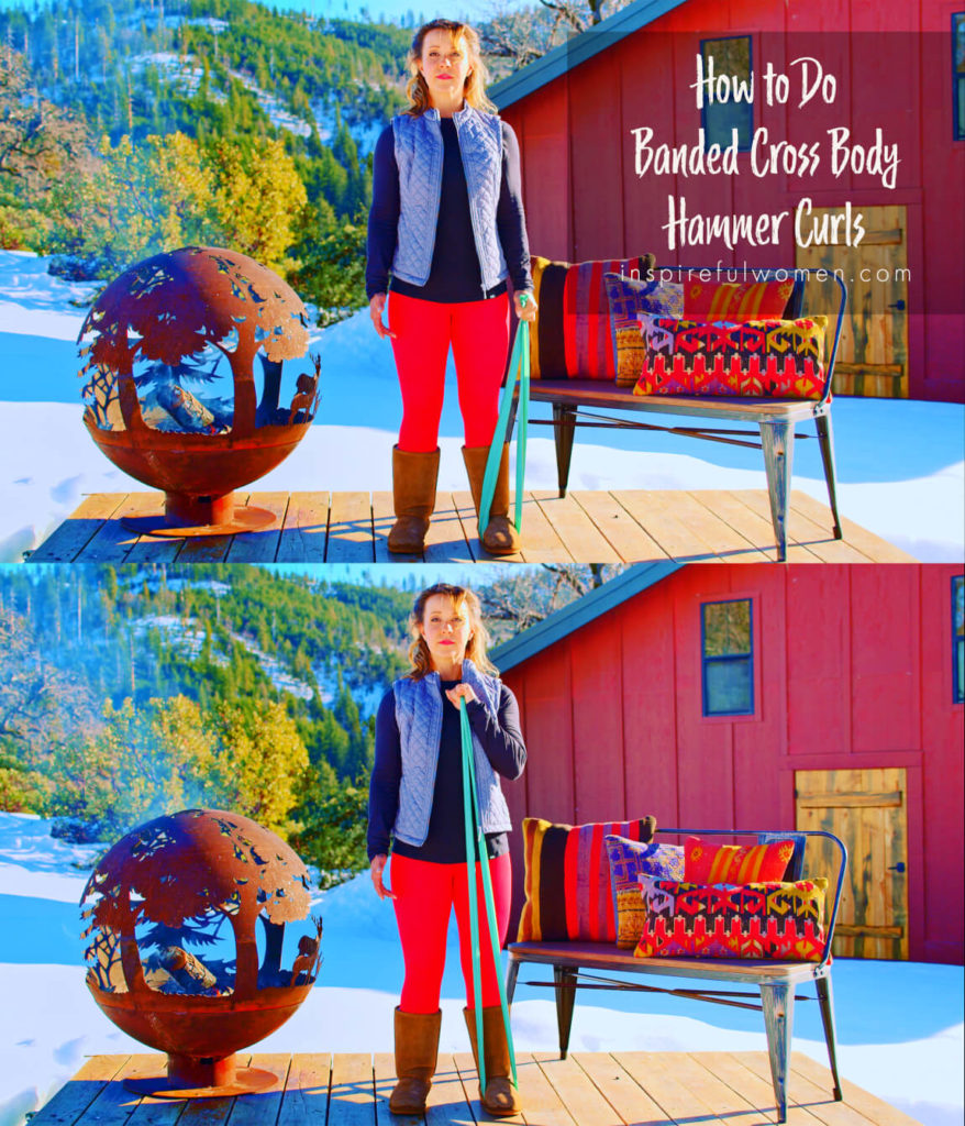 Band Cross Body Hammer Curl - Inspireful Women