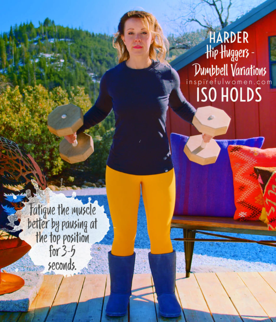 Dumbbell Rear Delt Hip Hugger - Inspireful Women