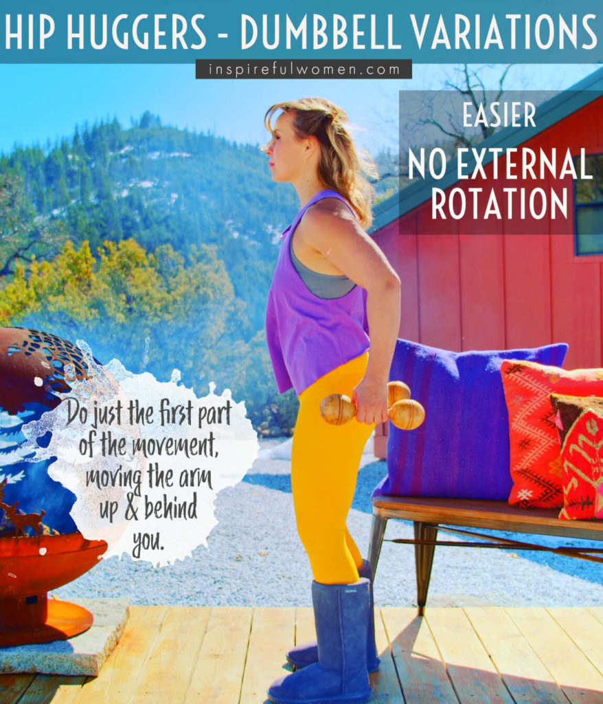 Dumbbell Rear Delt Hip Hugger - Inspireful Women