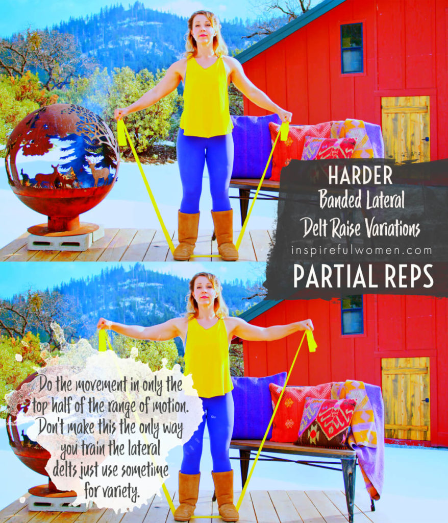 Resistance Band Lateral Raise - Inspireful Women