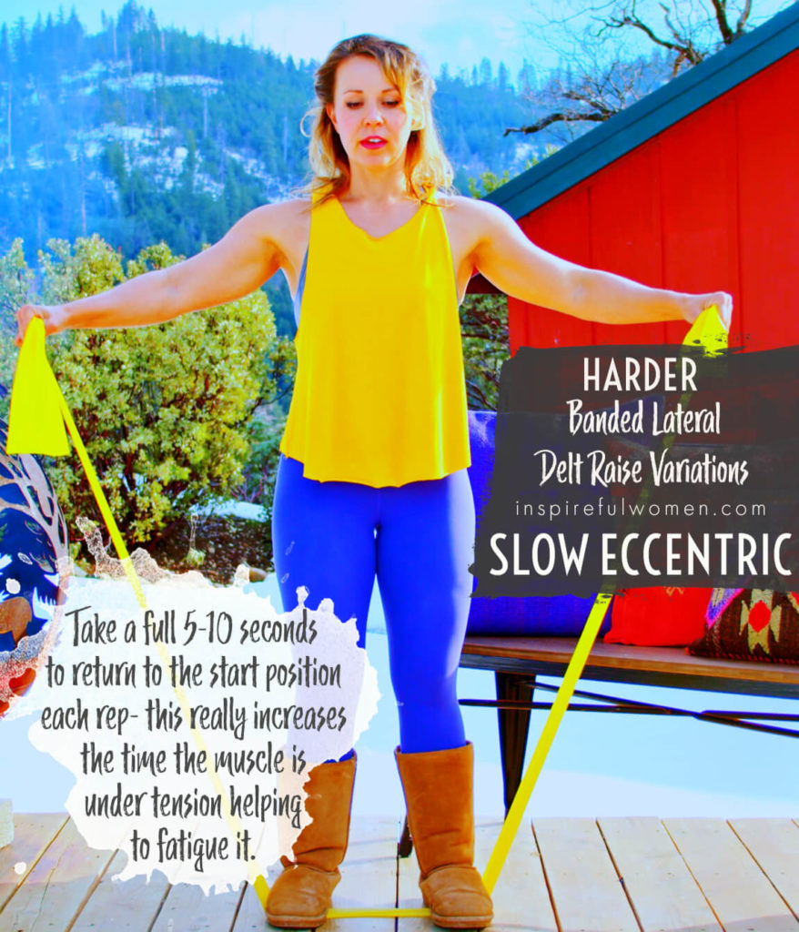 Resistance Band Lateral Raise - Inspireful Women