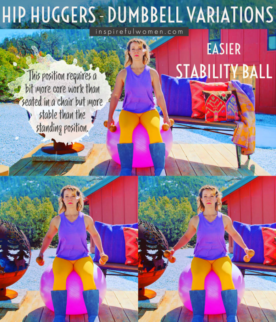 Dumbbell Rear Delt Hip Hugger - Inspireful Women