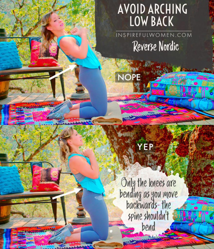 Reverse Nordic Quad Exercise - Inspireful Women